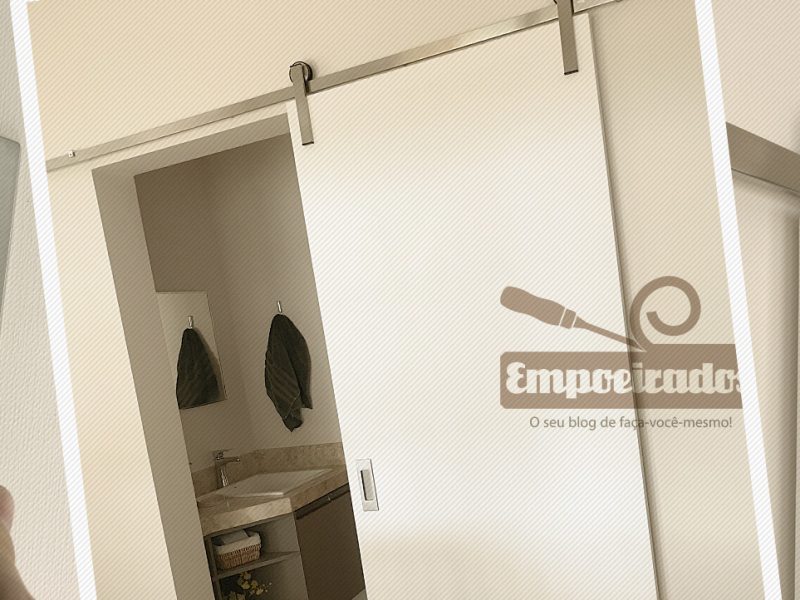 Como instalar porta de correr de armário com kit RO65 Rometal - Empoeirados