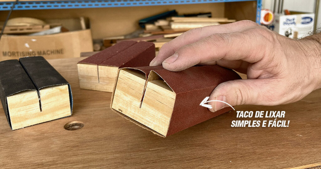 Taco de lixar - Fácil e Rápido de Fazer! - Empoeirados